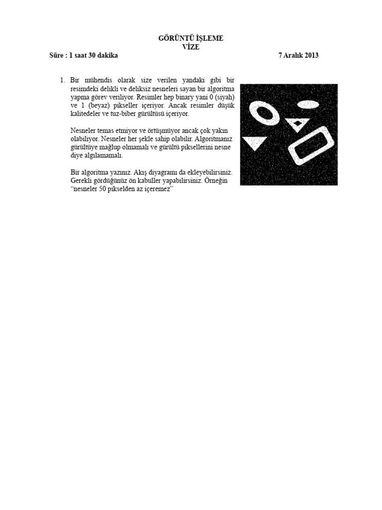 Vize Goruntu 7dec 2013 | PDF
