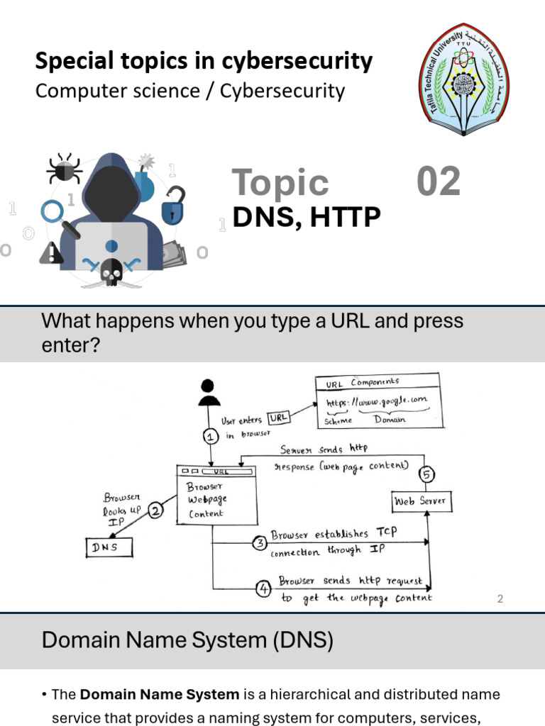 Topic 02 | PDF | Domain Name System | Application Layer Protocols