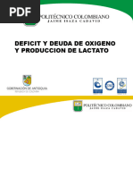 Hiperlactatemia: Causas y Tratamiento | PDF | Ácido láctico | Fisiología