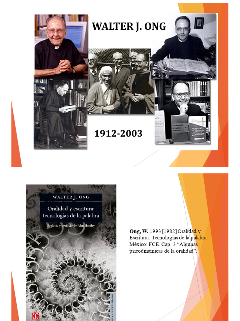 Clase 3 Walter Ong 2022 | PDF | Pensamiento | Escritura