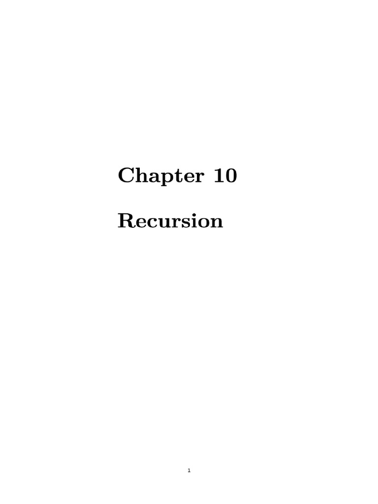 Chapter 10 Recursion AMC 8 | PDF