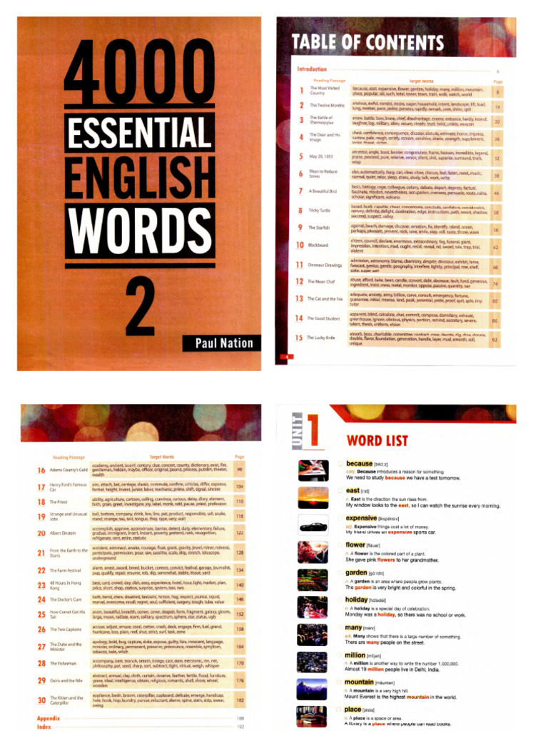 4000 Essential English Words 2 | PDF