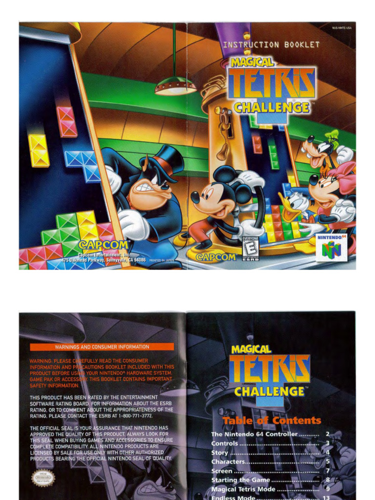 Magical Tetris Challenge (USA) | PDF