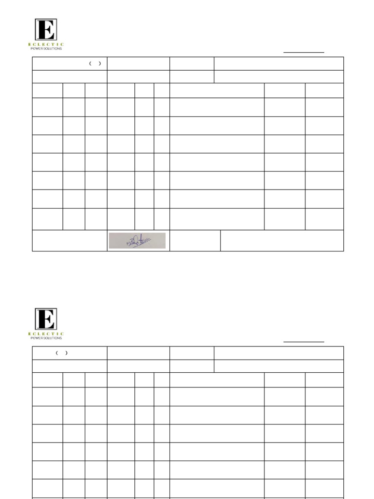 EPS -SITE LOGBOOK (3) | PDF
