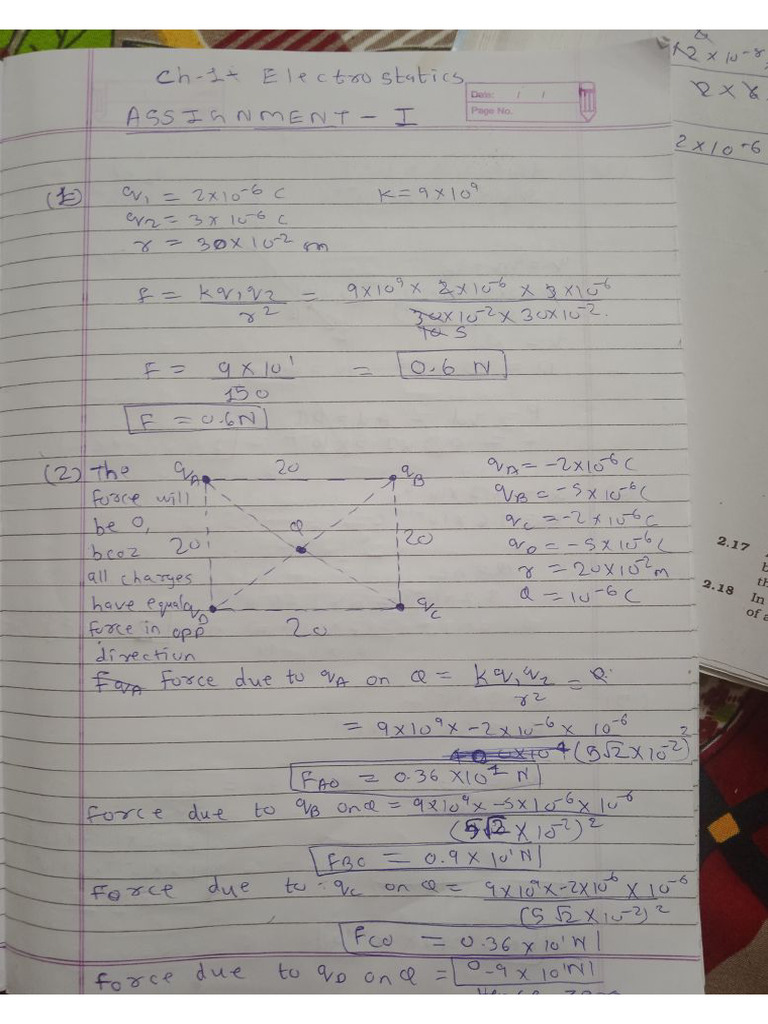 Physics Assignment | PDF