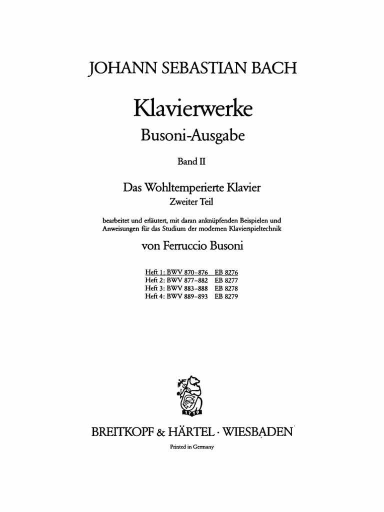 Bach Bus 2 | PDF