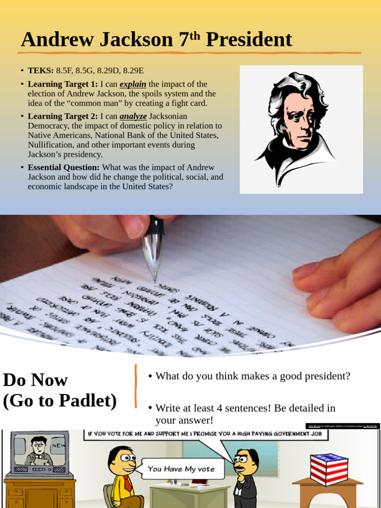 Andrew Jackson: Impact on Democracy | PDF | Trail Of Tears ...
