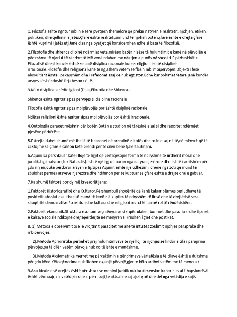 Filozofia e Së Drejtës | PDF