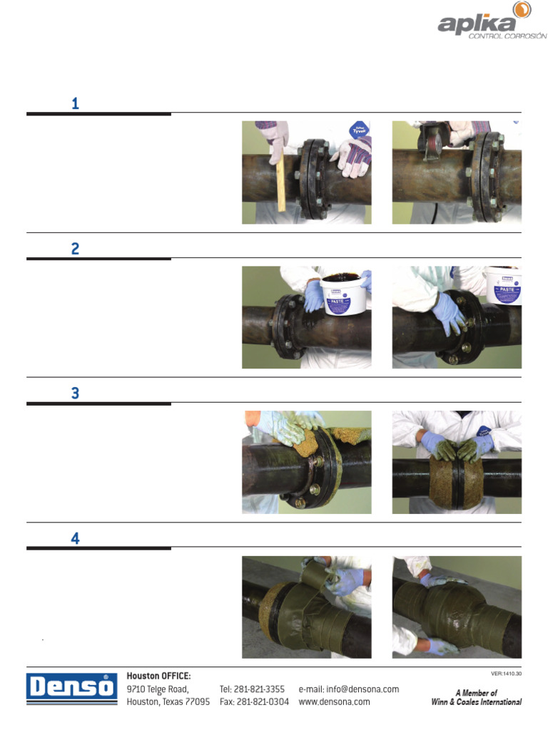 Denso Petrolatum Tape Setup - ESP | PDF