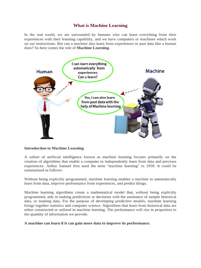 Machine Learning Basics & Challenges | PDF | Machine Learning ...