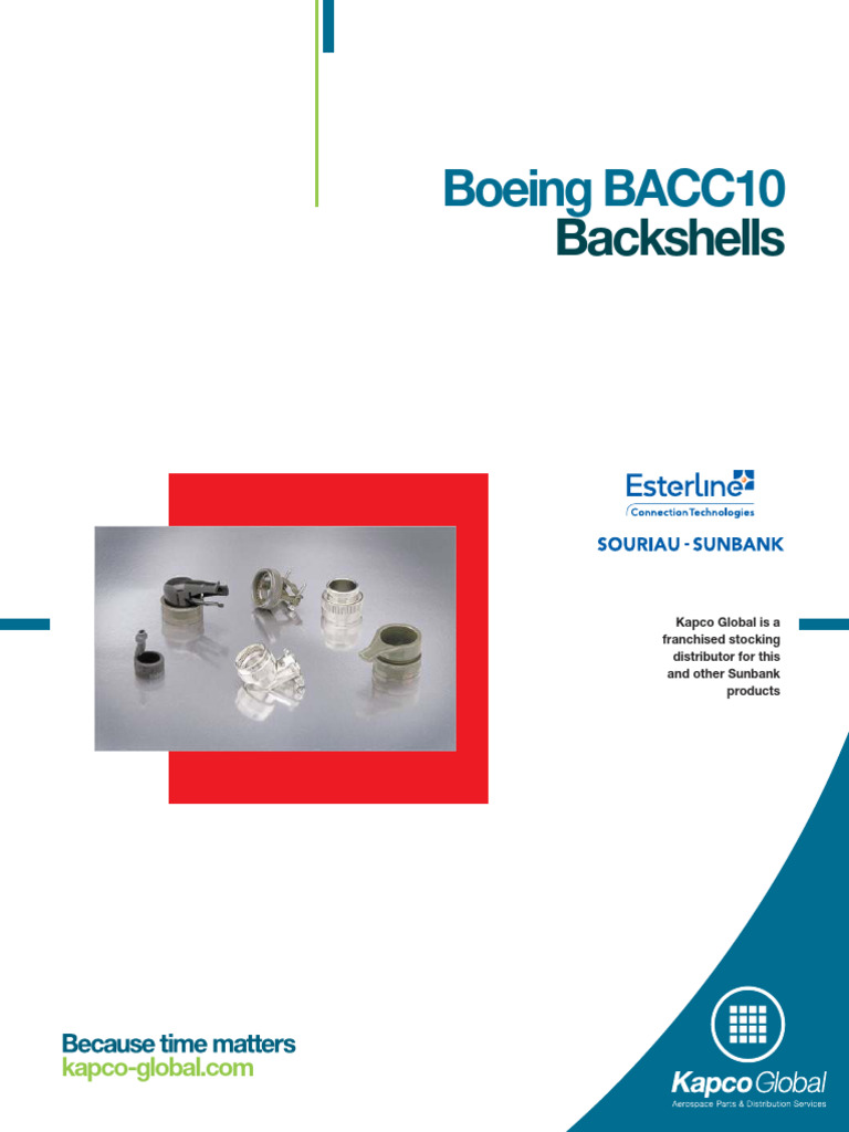 Boeing BACC10 Backshells Overview | PDF | Manufactured Goods