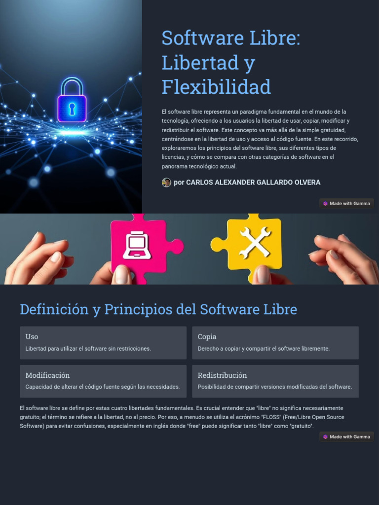 Software Libre Libertad y Flexibilidad | PDF | Software libre | Fuente ...