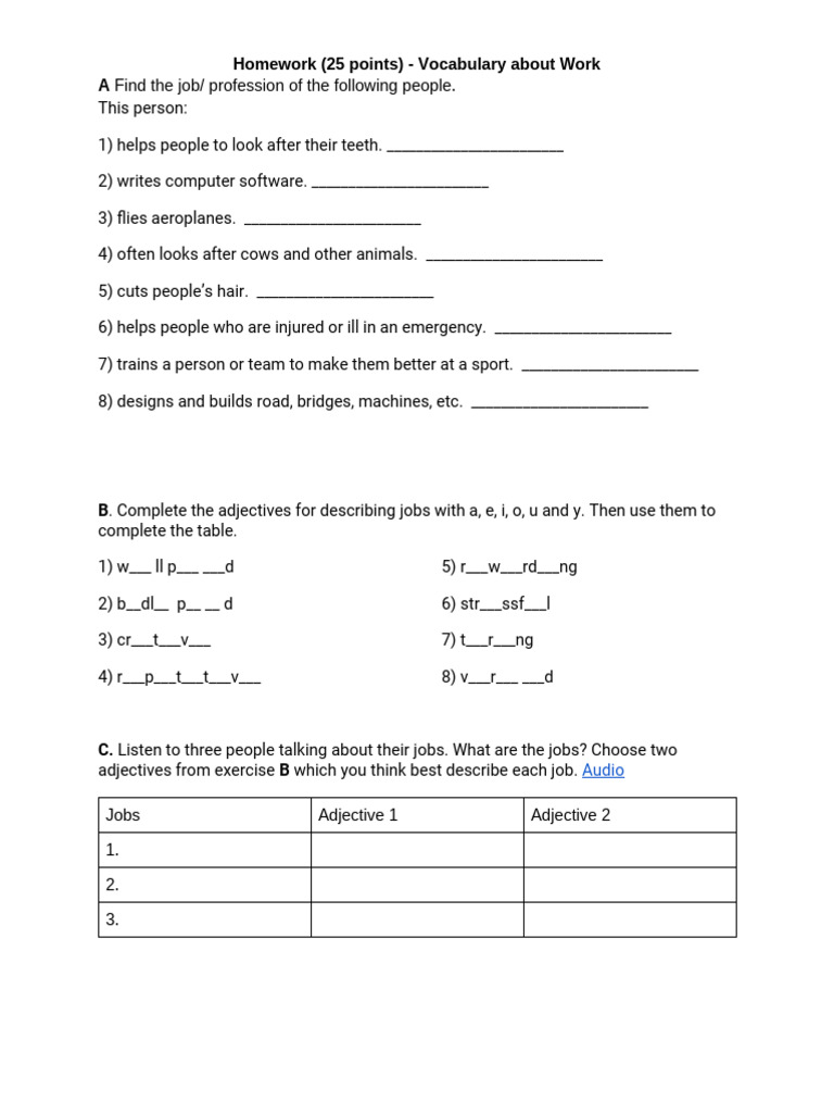 Homework WORK | PDF
