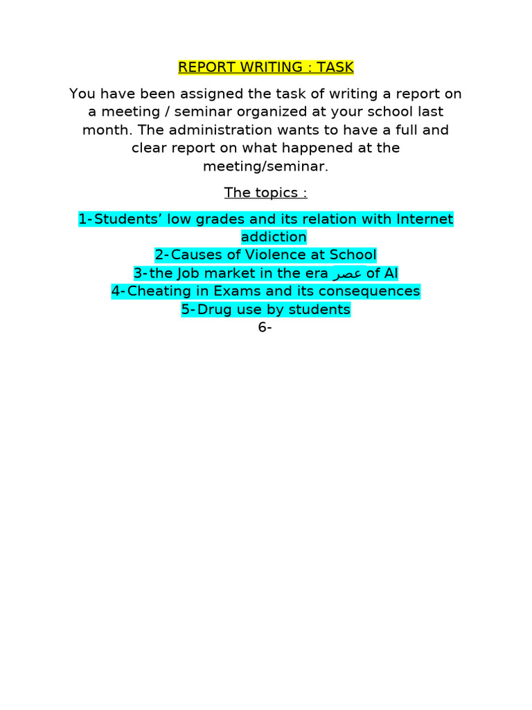 Report Writing | PDF | Career & Growth