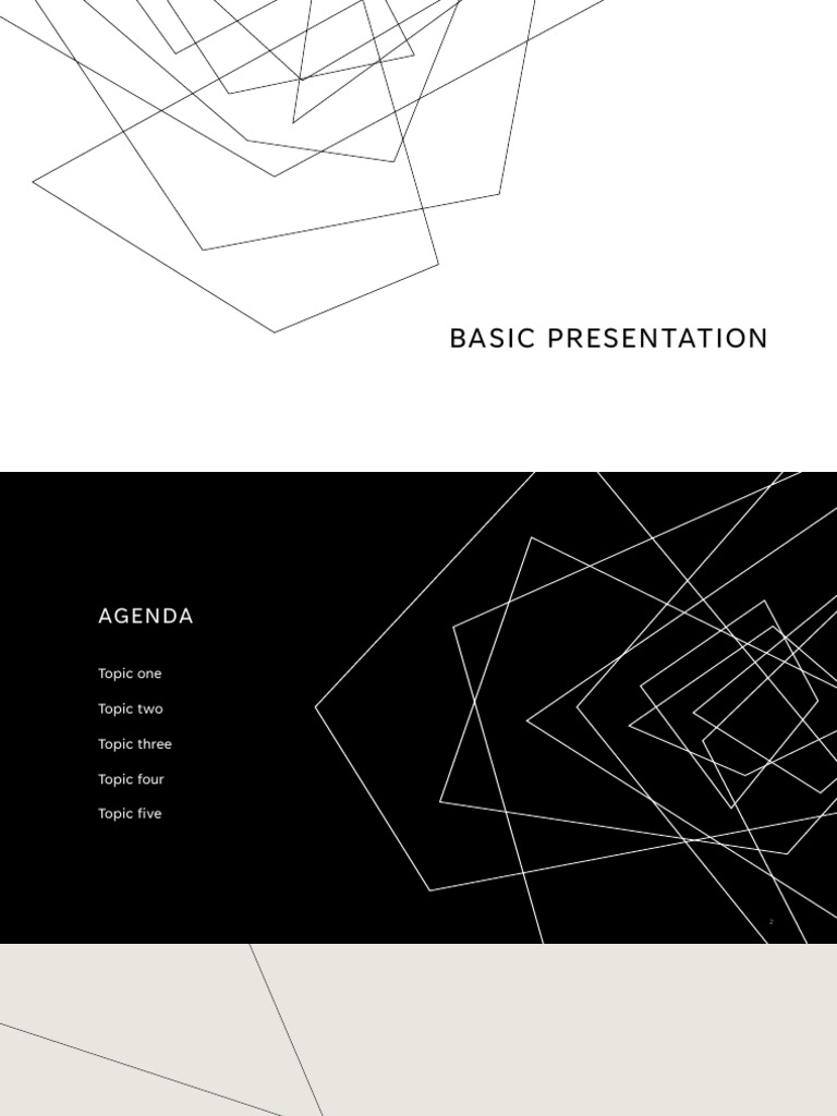 Basic Presentation Template | PDF | Body Language | Human Communication