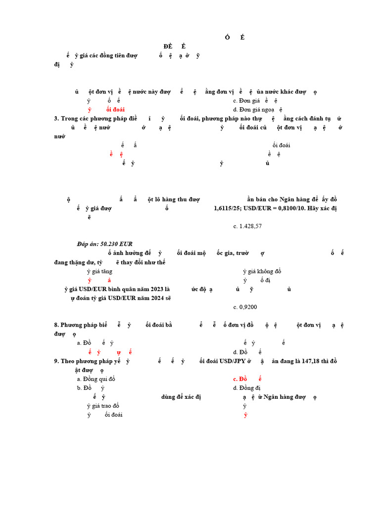 Đề TTQT - 15p | PDF