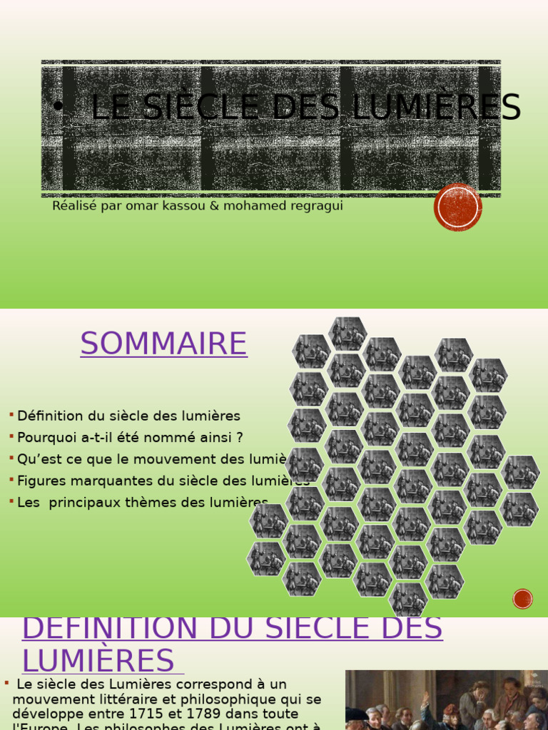 Le Siecle Des Lumieres. Power Point 1 | PDF | Siècle des Lumières ...