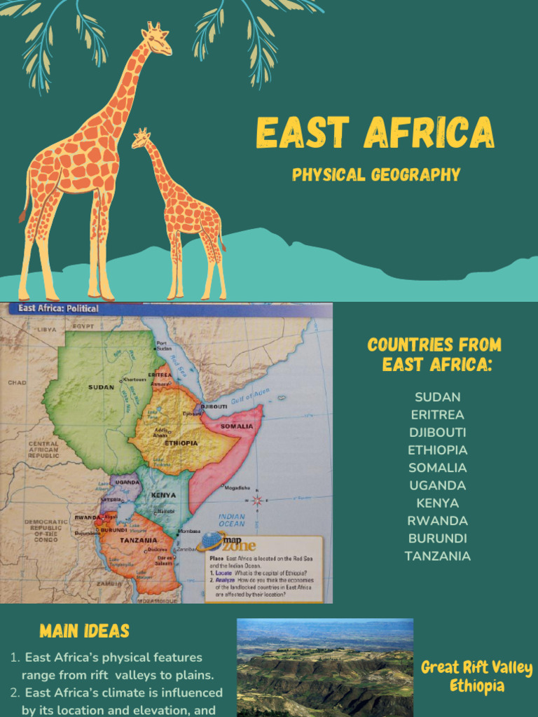 East Africa Physical Geography | PDF | Nile | East Africa
