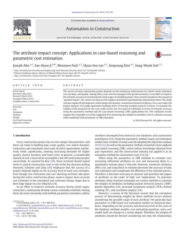 Automation in Construction | PDF | Momentum | Force
