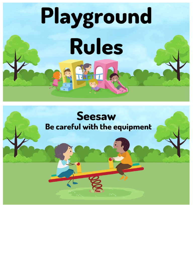 Playground Rules | PDF