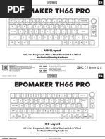TMKB T68se | PDF | Computer Keyboard | Input/Output