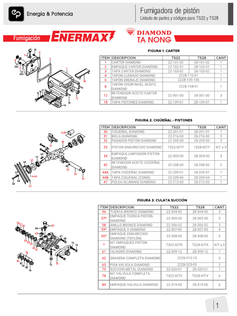 Diamond TS Despiece | PDF