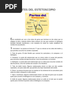 Partes Del Estetoscopio y Sus Funciones | PDF