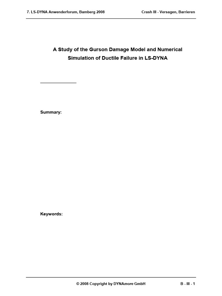 Tina 01 | PDF | Fracture | Finite Element Method