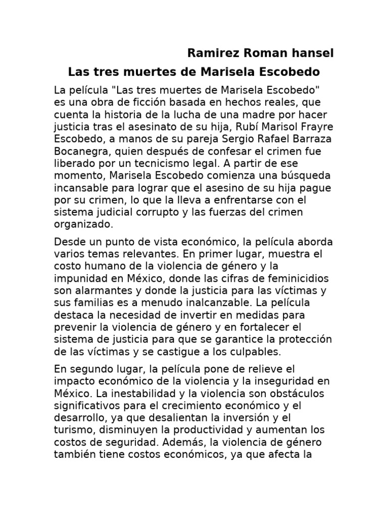 Las Tres Muertes de Marisela Escobedo | PDF | Corrupción política ...