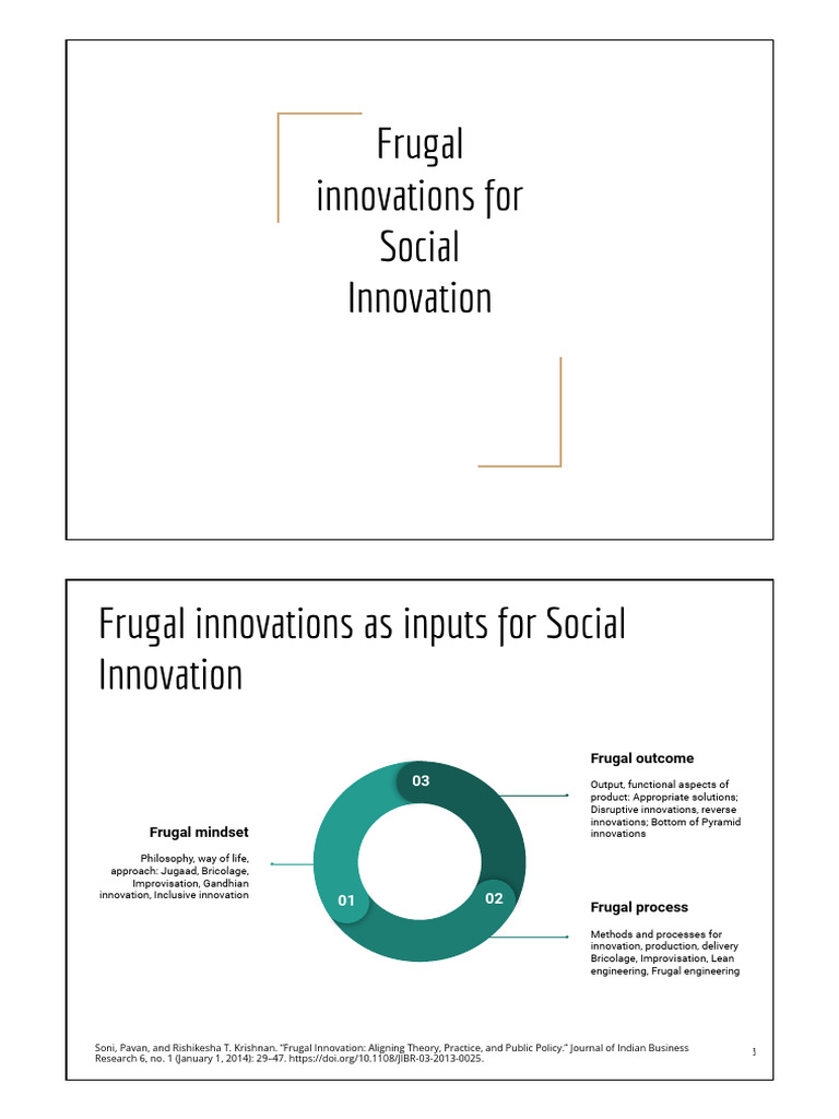 Frugal Innovations for Emerging Markets | PDF | Innovation | Modularity