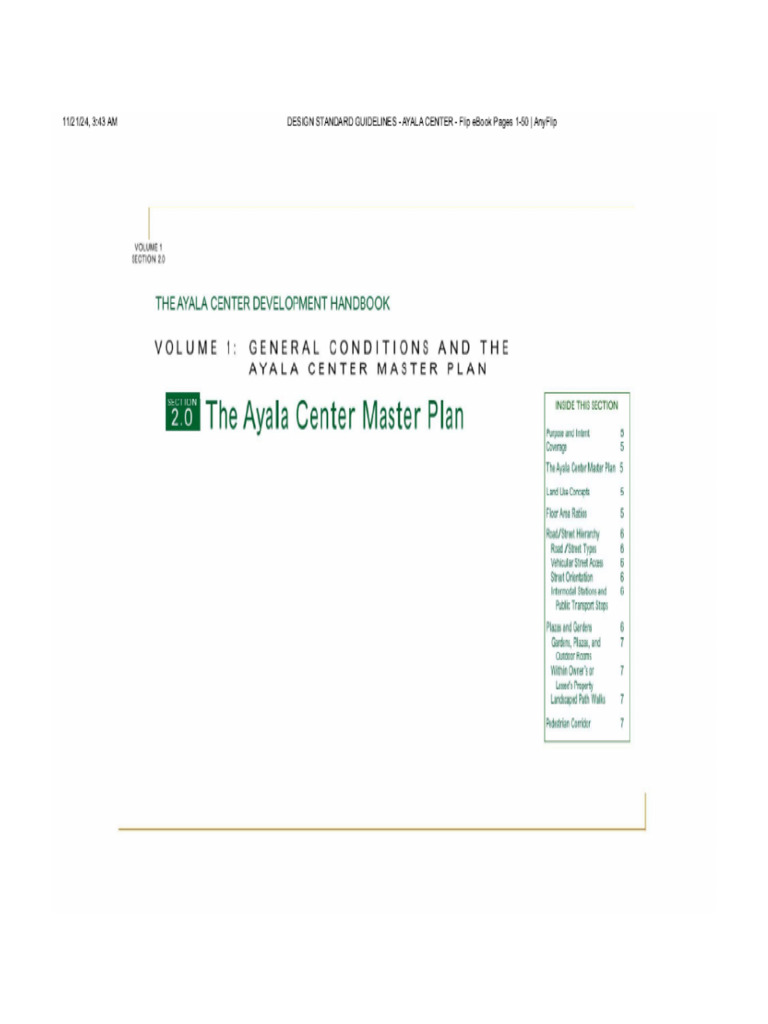 Ayala Masterplan Cover | PDF