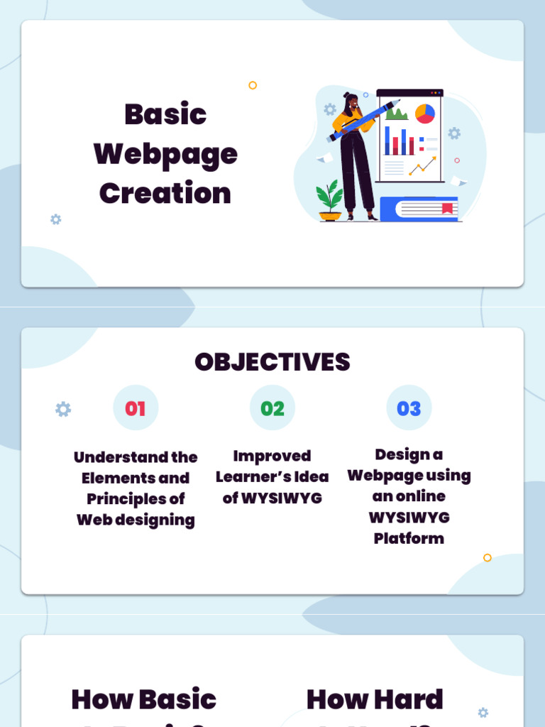 Basic Webpage Creation | PDF | Web Design | Websites