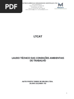 Laudo Técnico LTCAT: Condições de Trabalho | PDF | Calibração | Medição