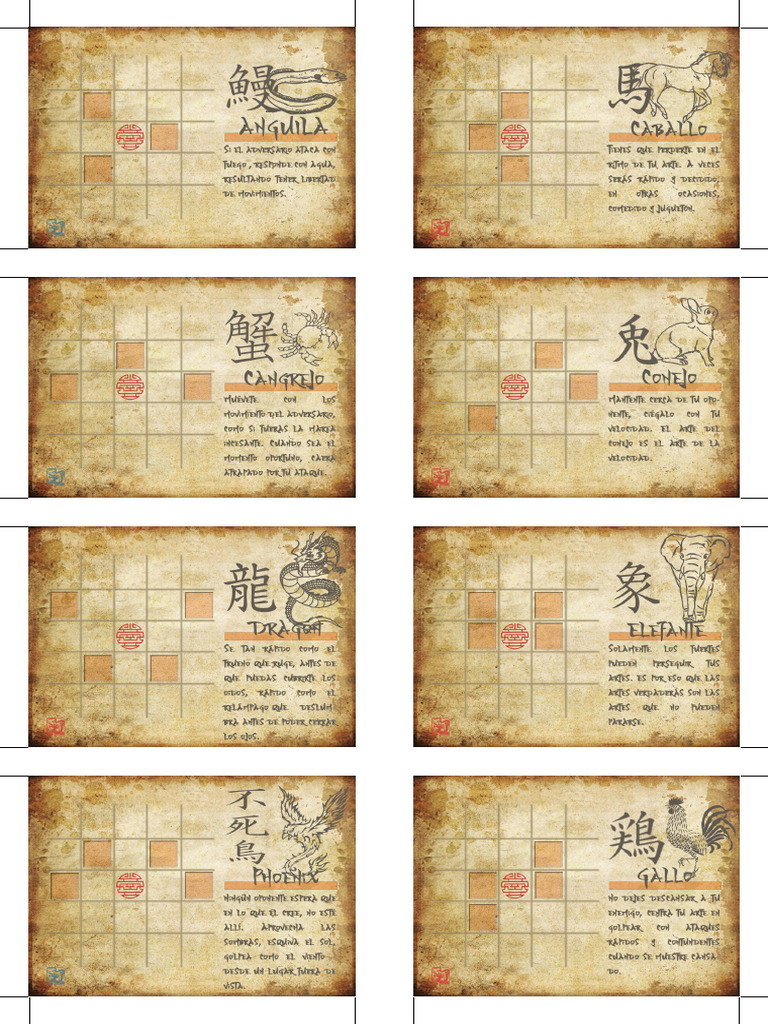 Cartas Onitama | PDF