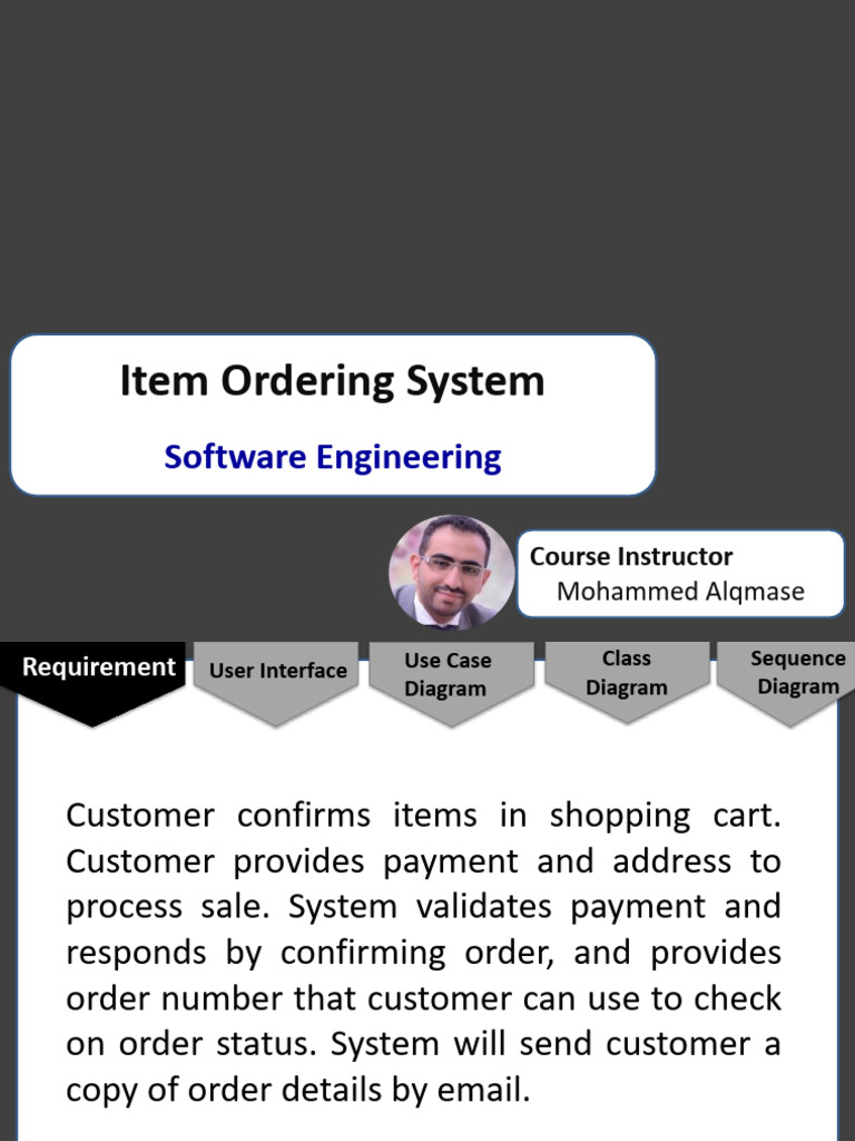 02 - Item Ordering System Example 2 | PDF | Use Case | Systems Engineering