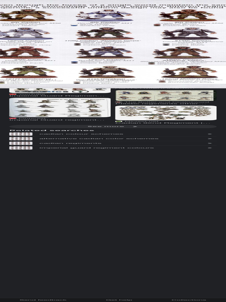Cadian 8th Colour Scheme - Google Search | PDF