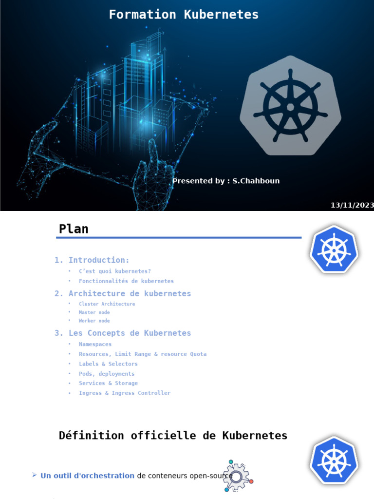 Formation K8s | PDF | Architecture de réseau | Informatique