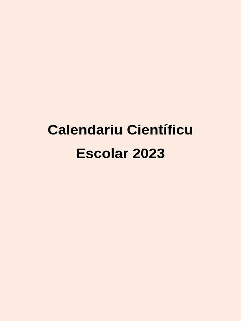 2023 AST Calendariu Formato Accesible | PDF