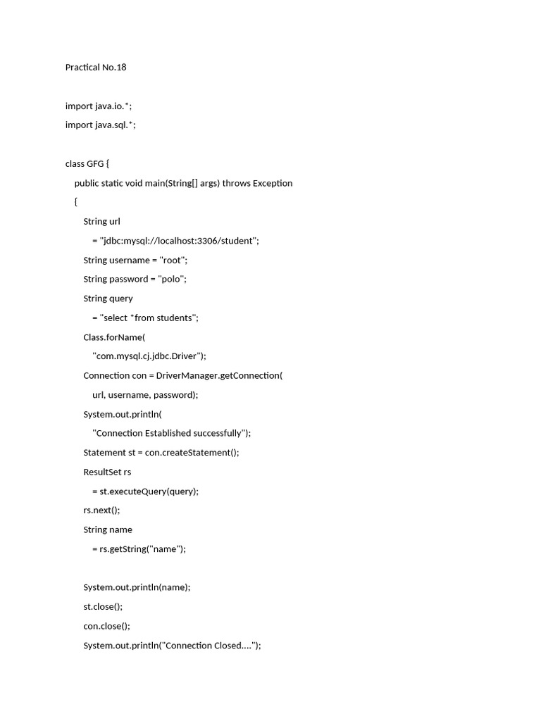 Practical No18 AJP Manual | PDF