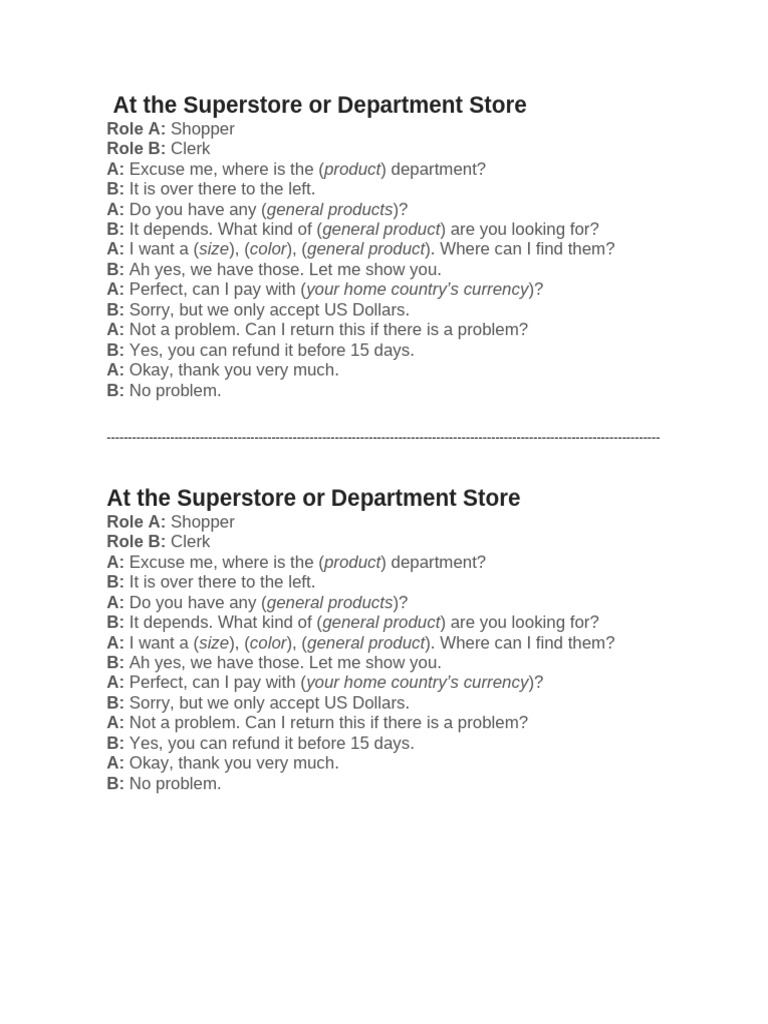 Role Play 1 | PDF | Finance & Money Management | Teaching Methods ...