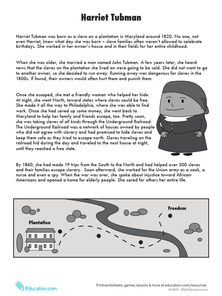 Harriet Tubman | PDF | Harriet Tubman | Underground Railroad