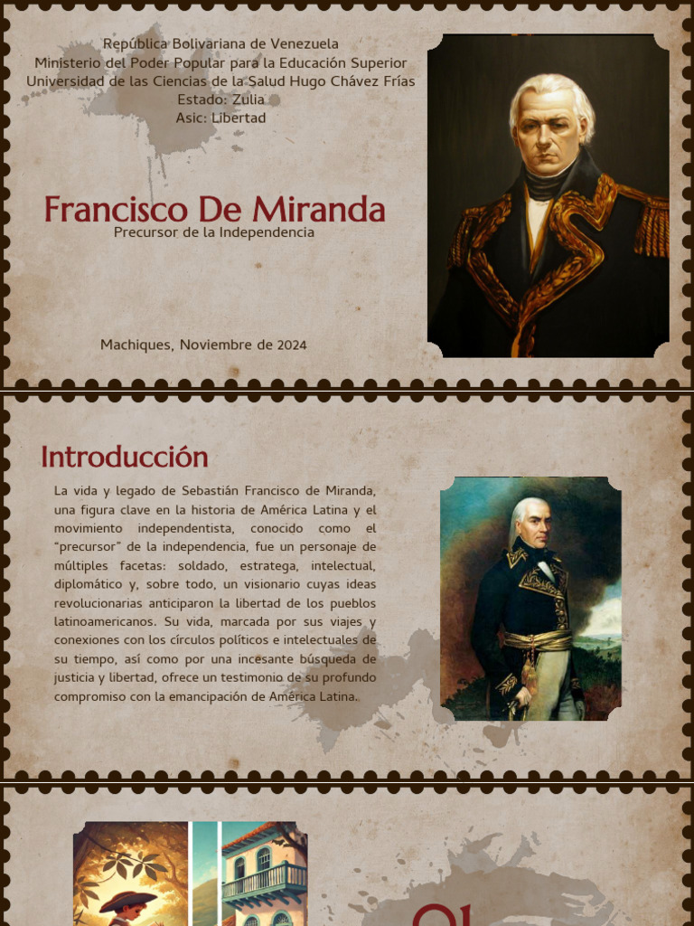 Francisco de Miranda | PDF | Venezuela | America latina