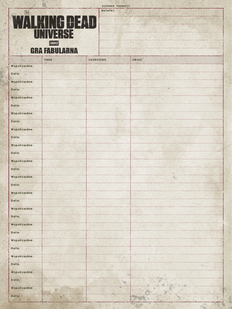 TWD Dziennik-Podrozy | PDF