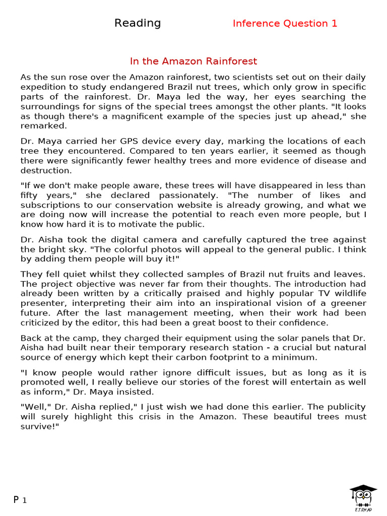 Inference Questions | PDF