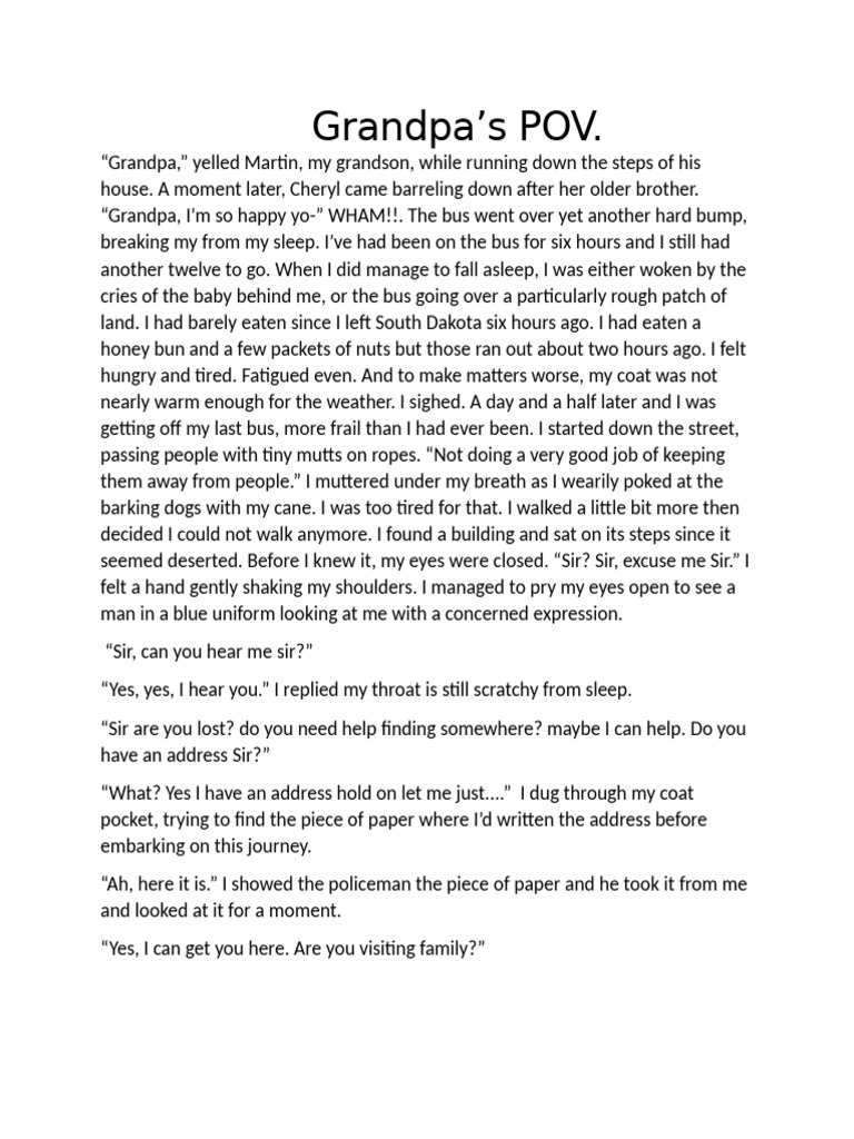 Grandpa's POV | PDF