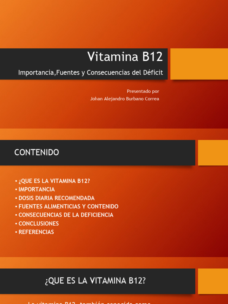Vitamina B12 | PDF