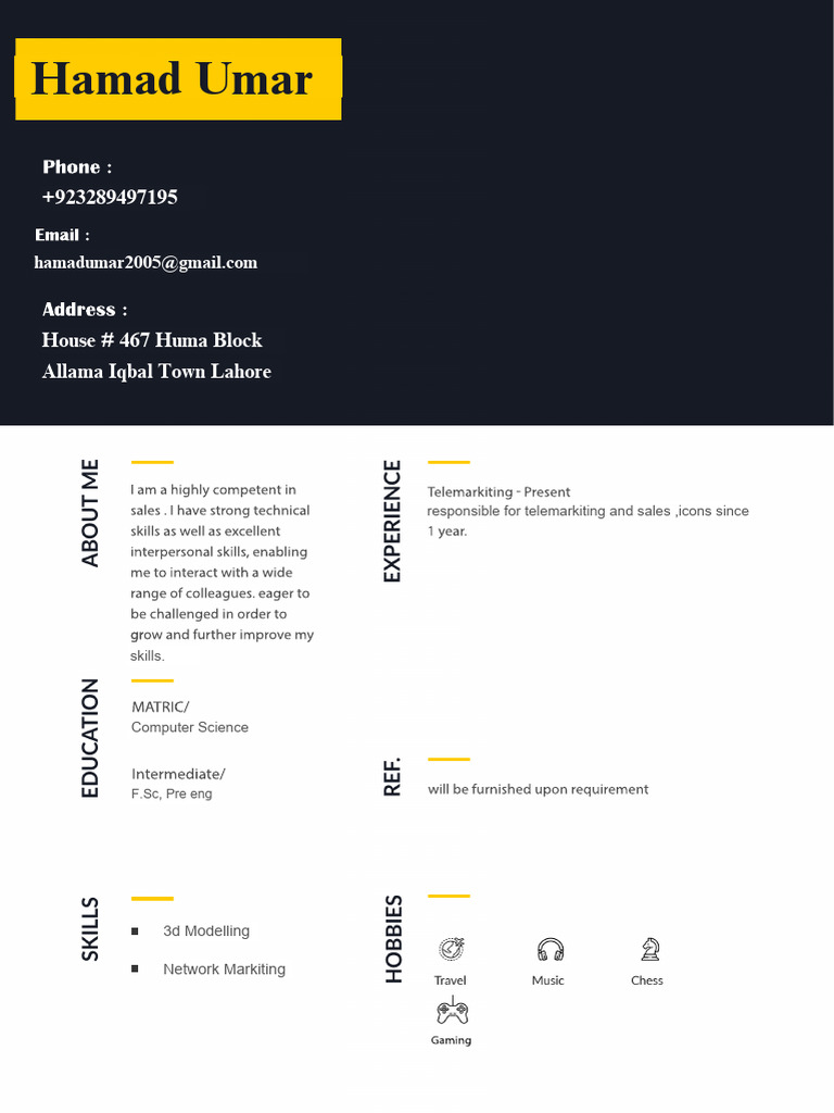 Hamad Resume | PDF