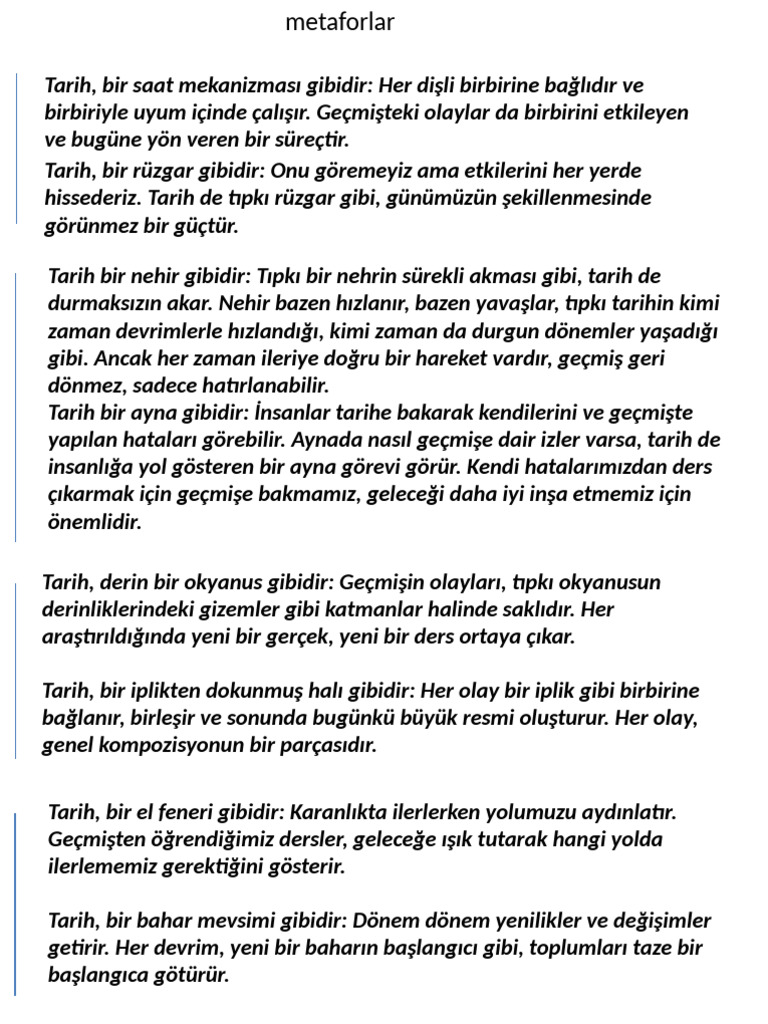 Analoji Ve Metafor - 095329 | PDF