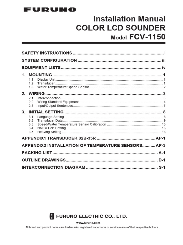 fcv1150 Installation Manual | PDF | Power Supply | Water