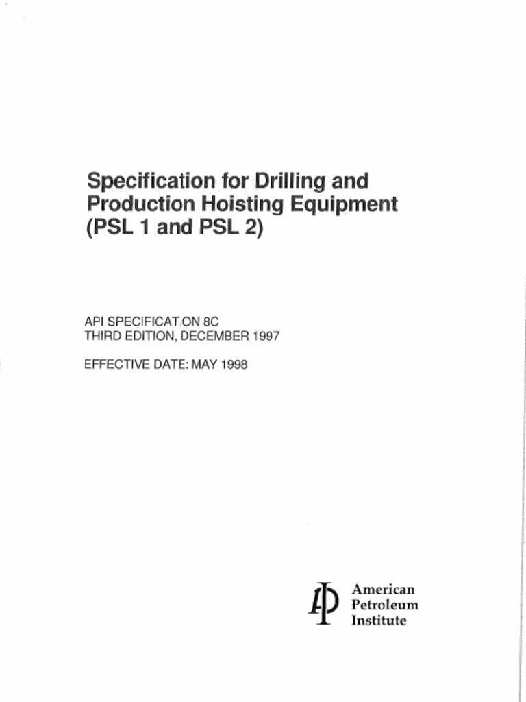 Api Spec 8C | PDF